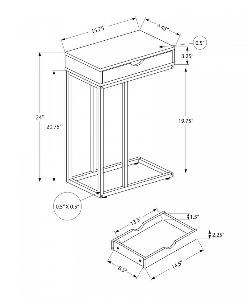 Sora Side Table - White | Leon's