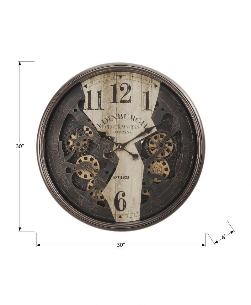 Muse Clock - Brown | Leon's