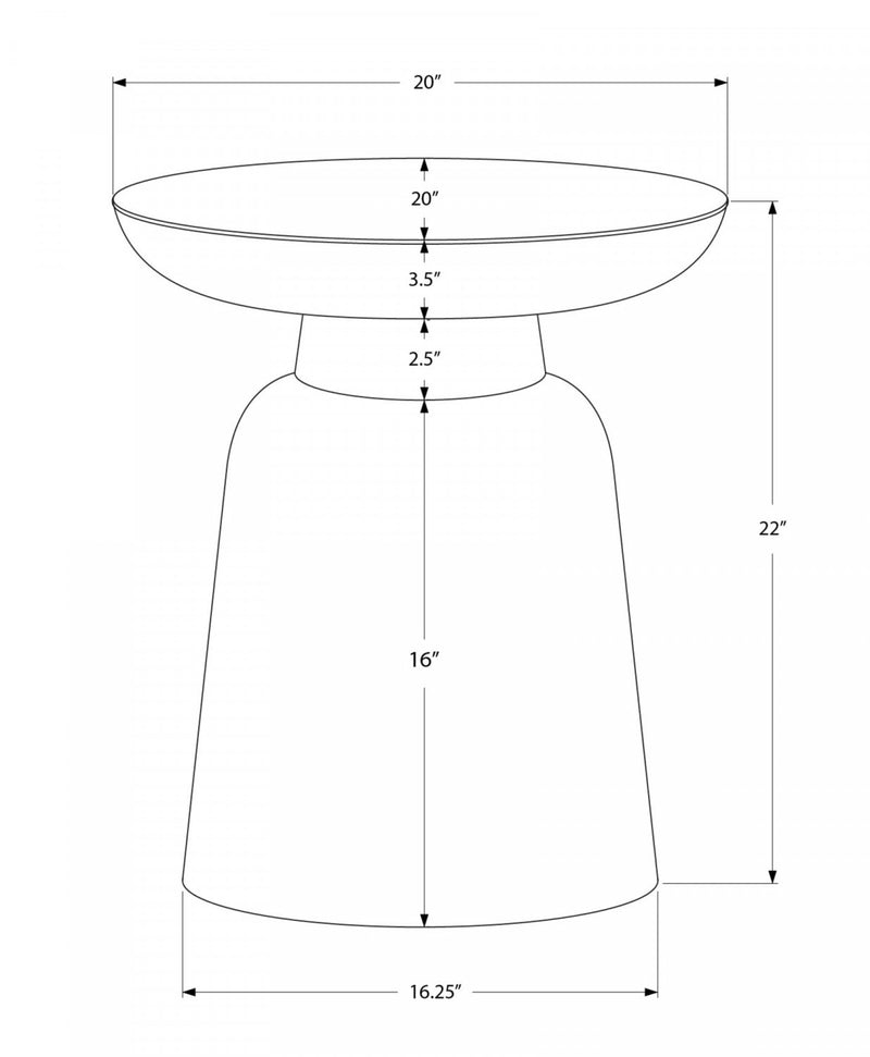Daxi Side Table - White | Leon's