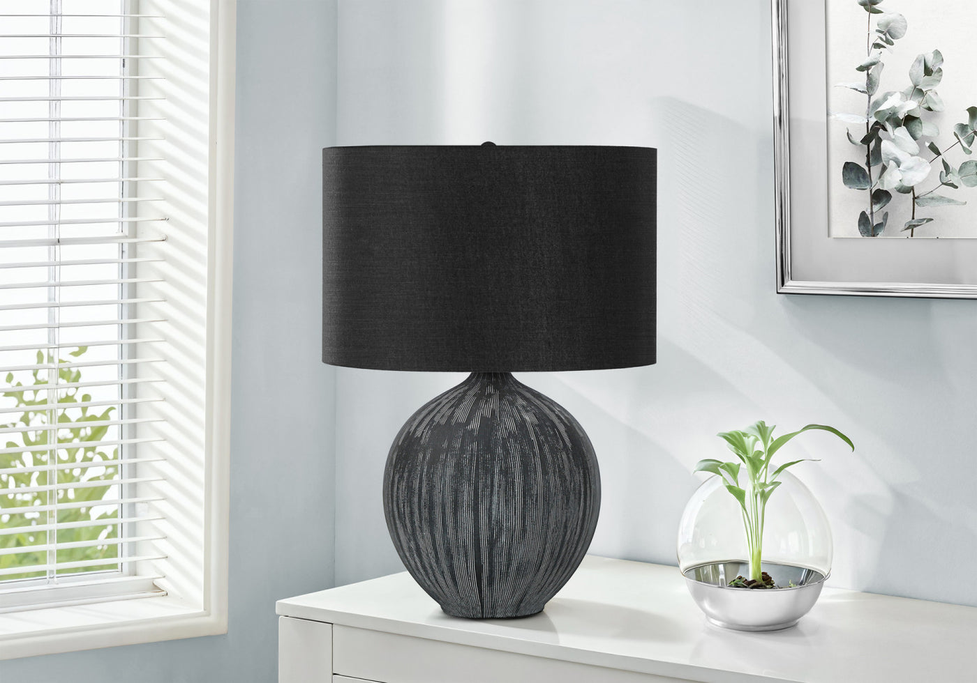 Mercer Table Lamp - Black | Leon's