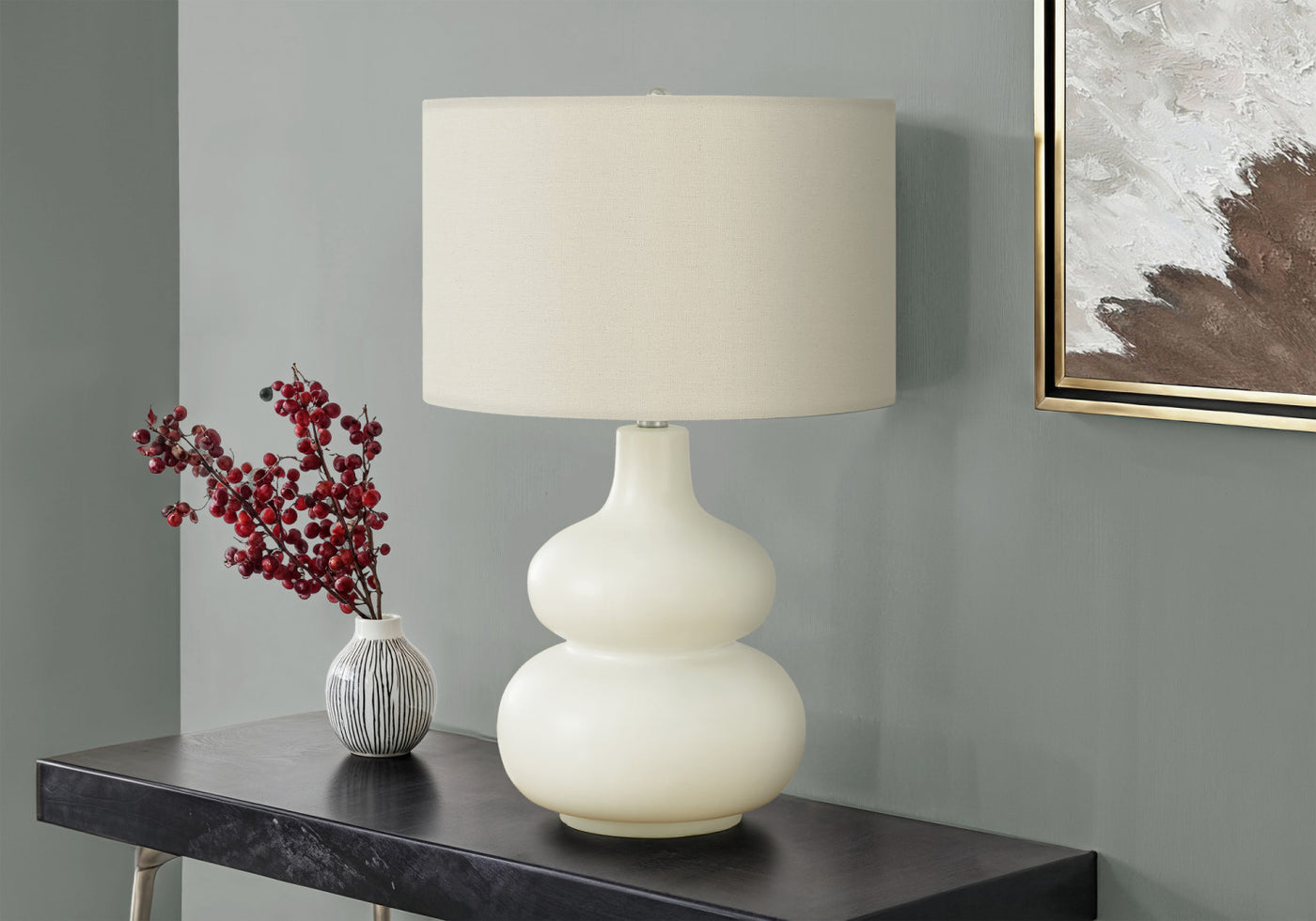 Hampton Table Lamp - Cream | Leon's