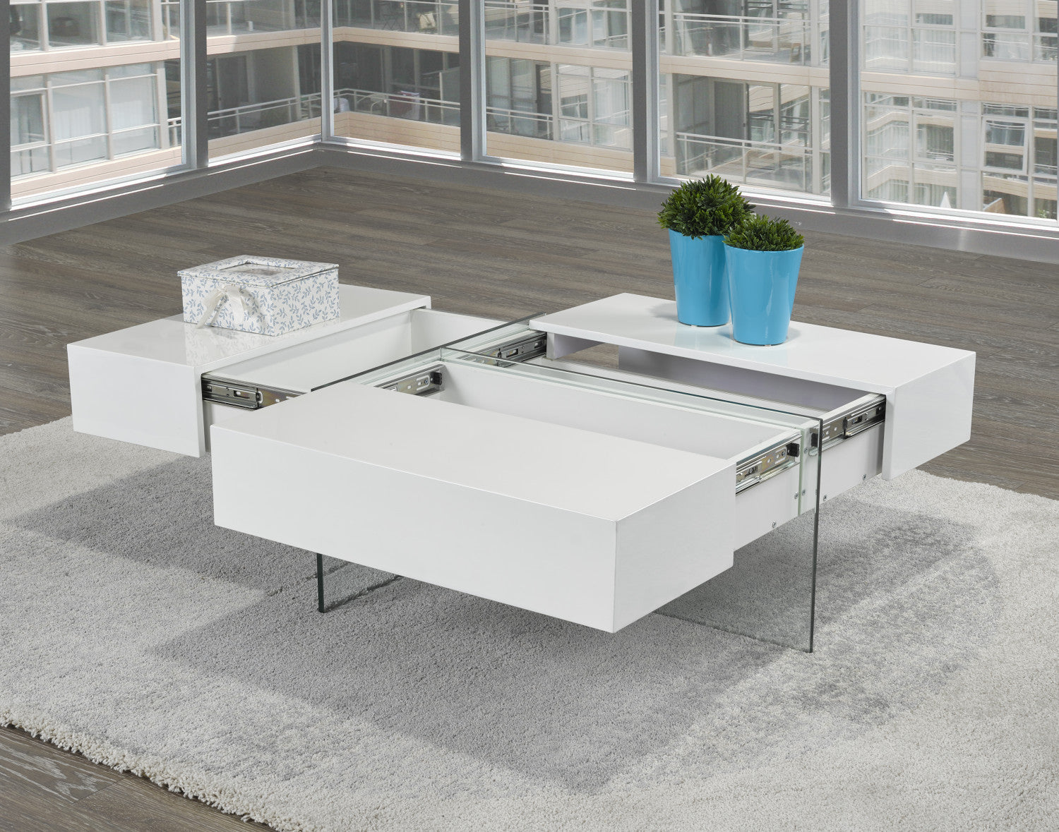 Elexa Coffee Table - White | Leon's