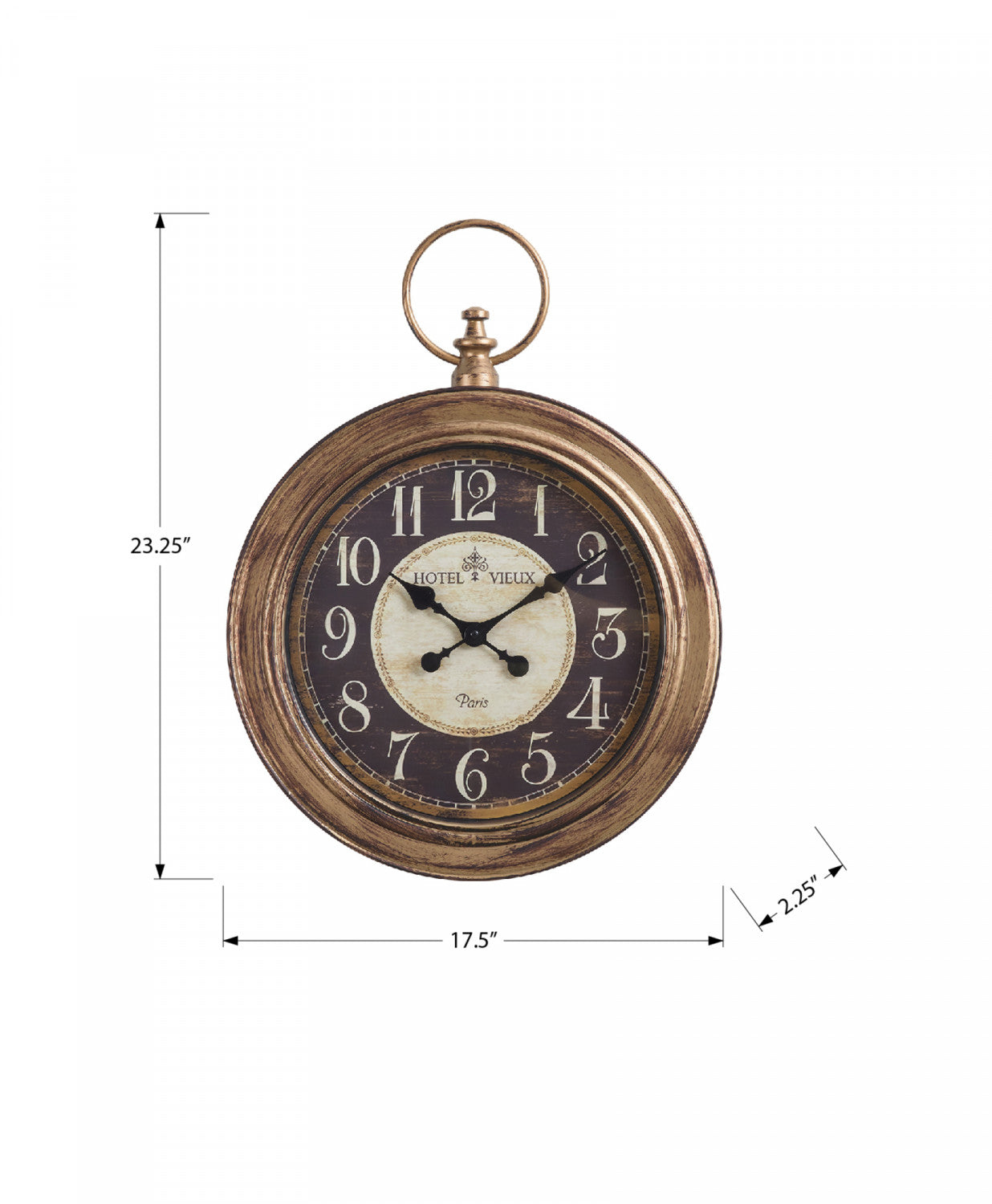Virtue Clock - Light Brown | Leon's
