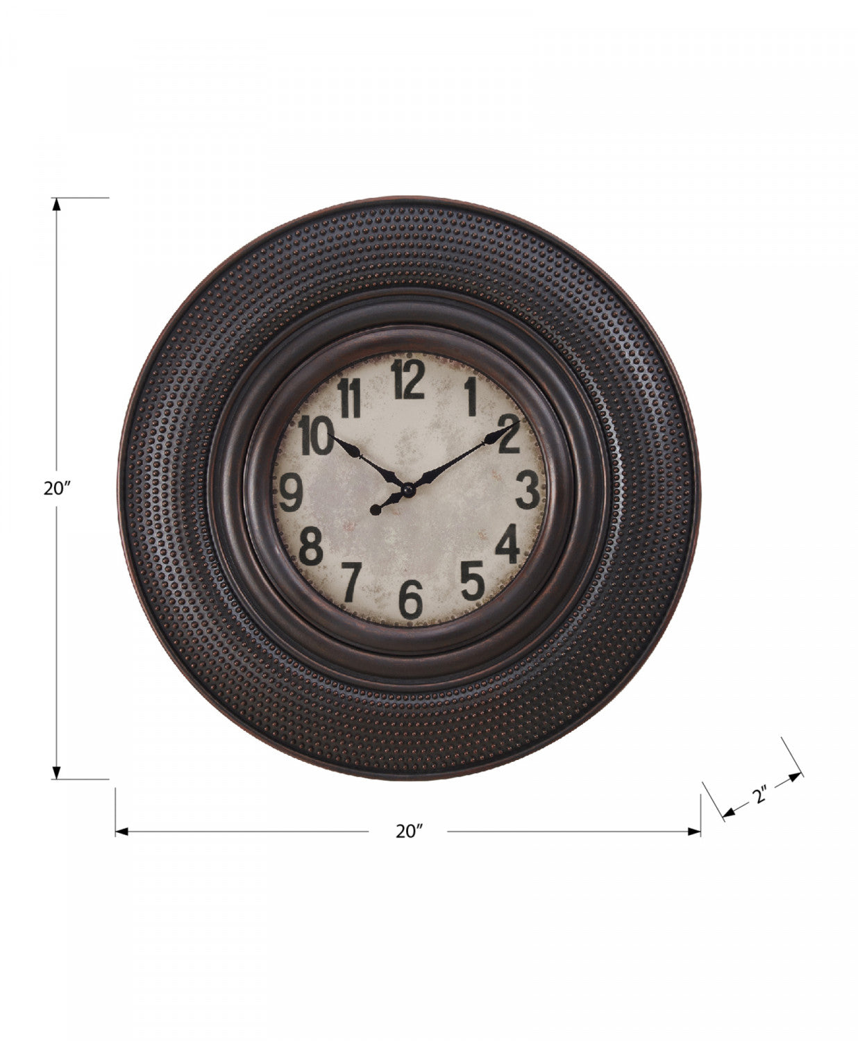Era Clock - Brown | Leon's