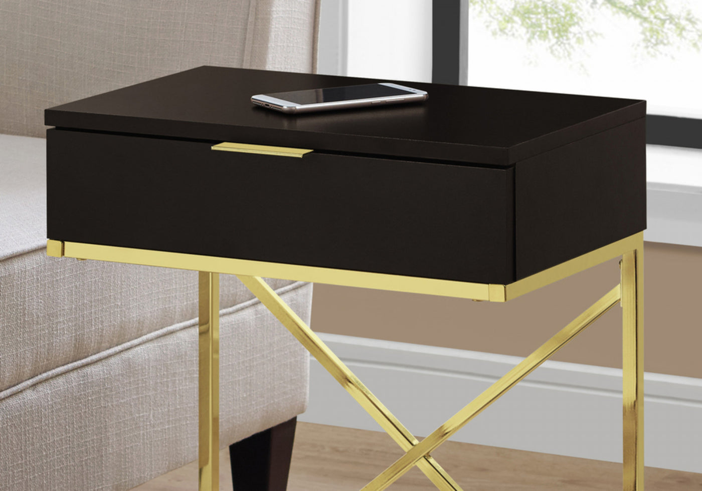 Sienna Side Table - Brown | Leon's