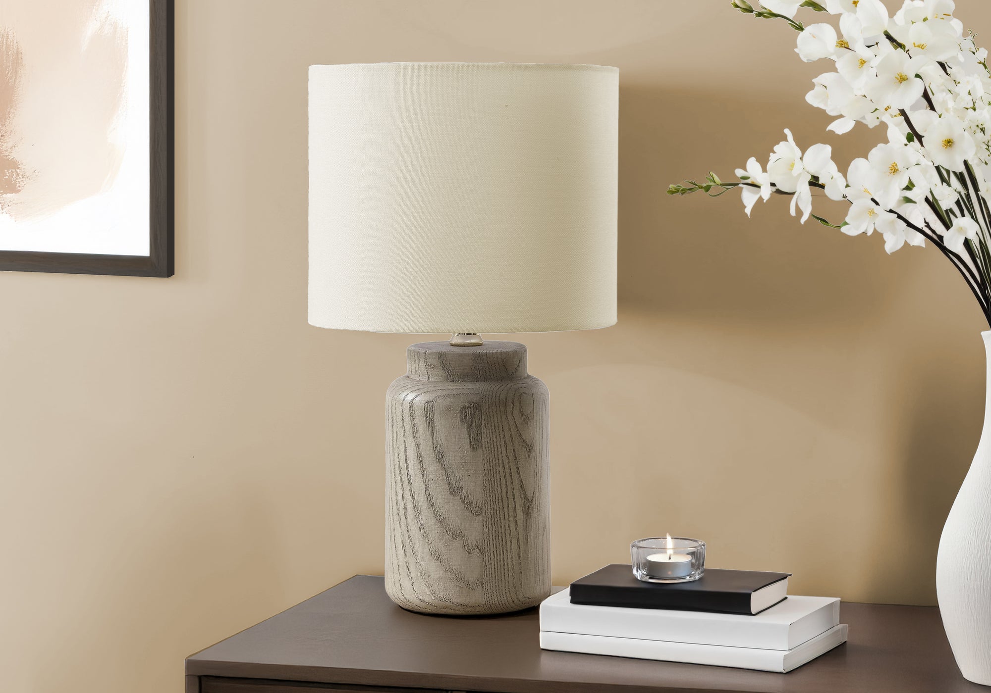 Vexa Table Lamp - Taupe | Leon's