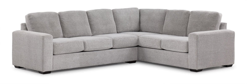 Celeste Sectionnel 2 mcx avec sofa côté gauche - gris | Léon