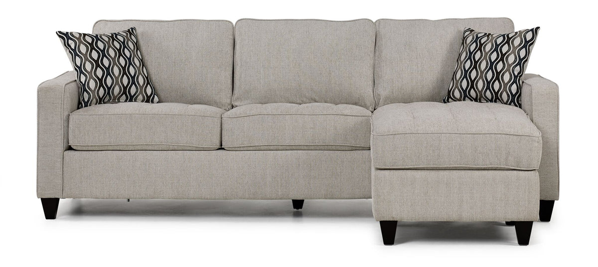 Flipp-it Sofa avec fauteuil allongé réversible - platine | Léon