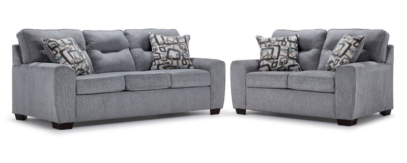 Mackay Ens. Sofa et causeuse - gris | Léon