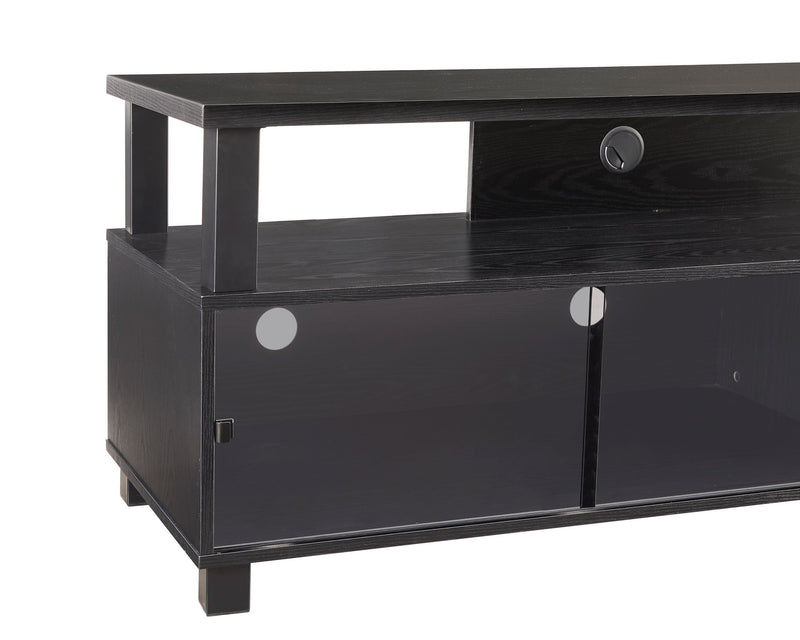 Tristan Base télé 75 po – noir | Léon