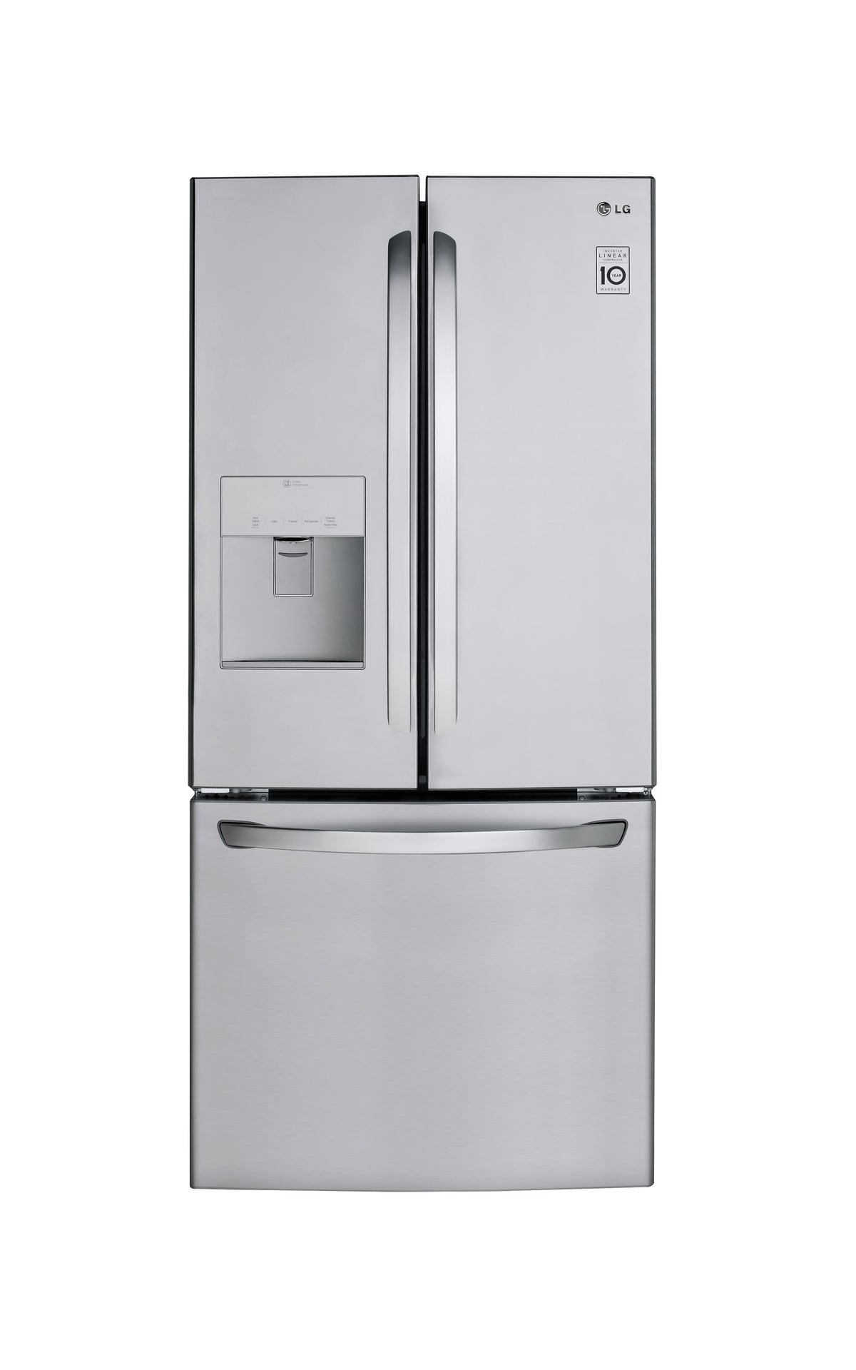 LG 30" Smudge Resistant Stainless Steel French Door Refrigerator with ...