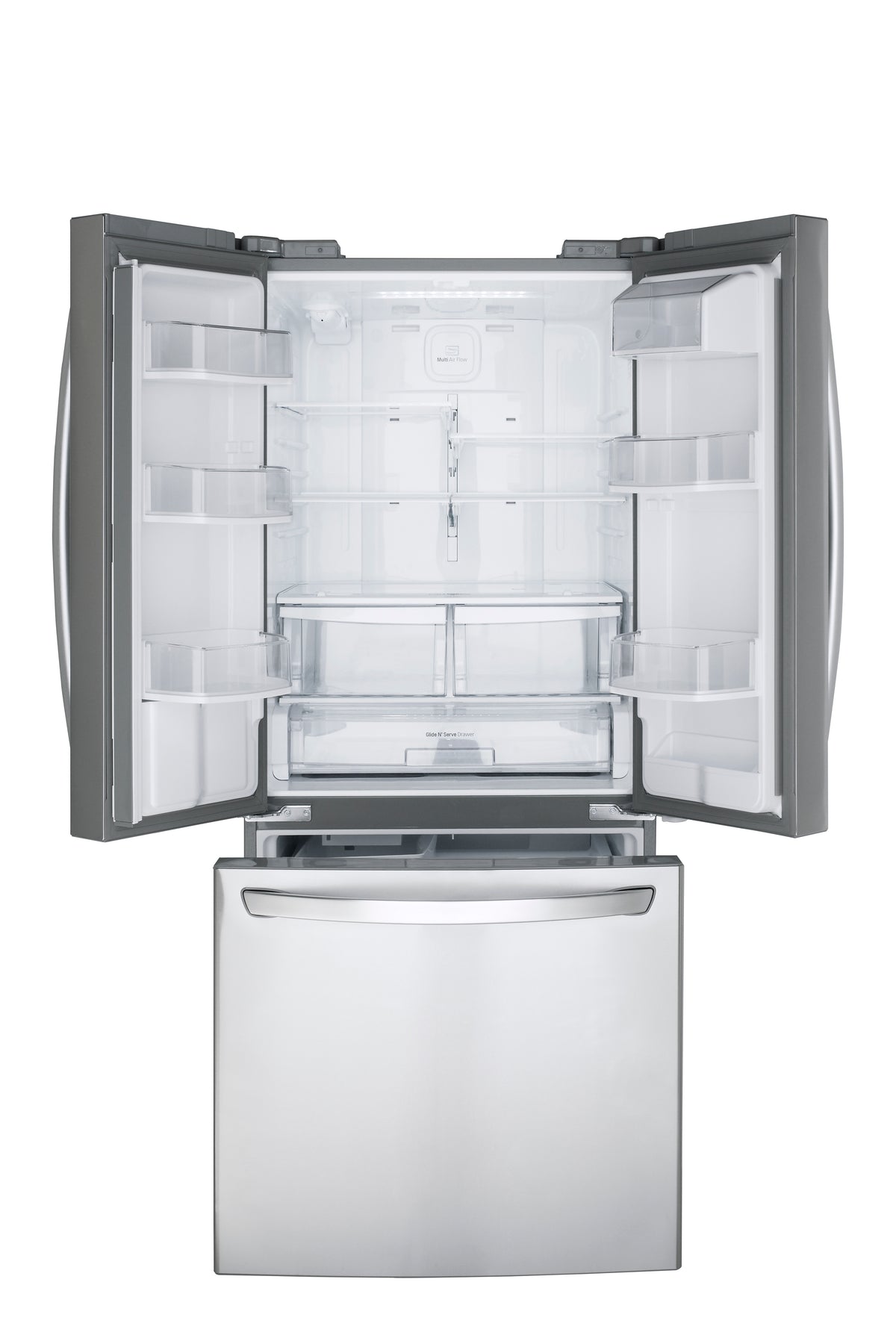 LG 30" Smudge Resistant Stainless Steel French Door Refrigerator with ...